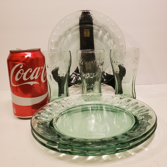Coca Cola | Dining | Vintage Coca Cola Glass Set | Poshmark